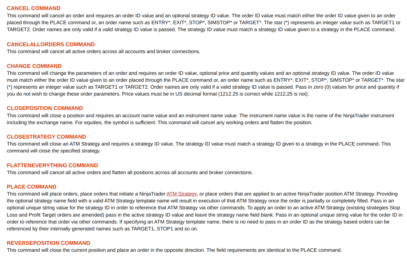 Navigating NinjaTrader: Building Webhook Commands for Automated Trading