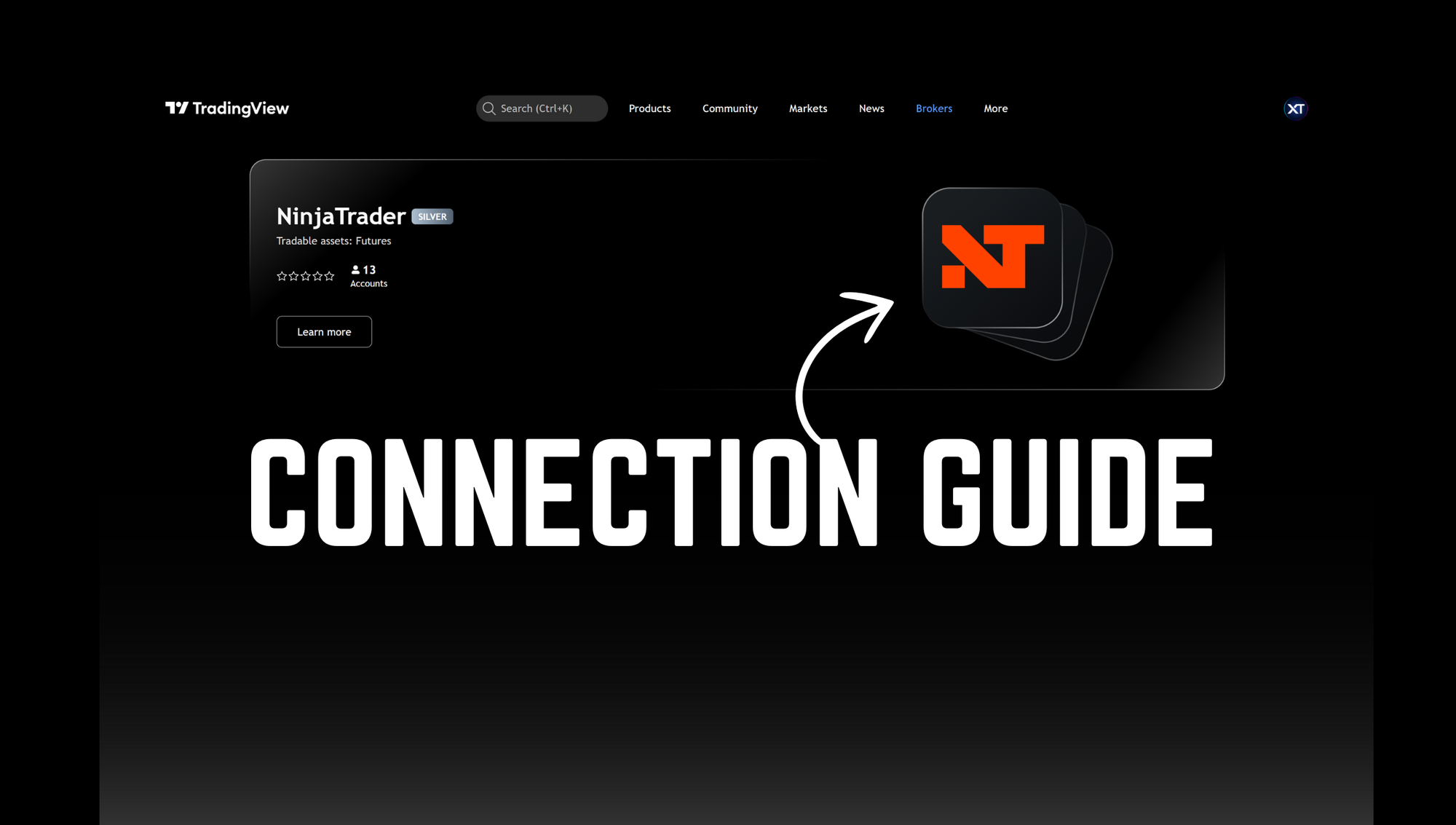 How to Connect NinjaTrader On TradingView